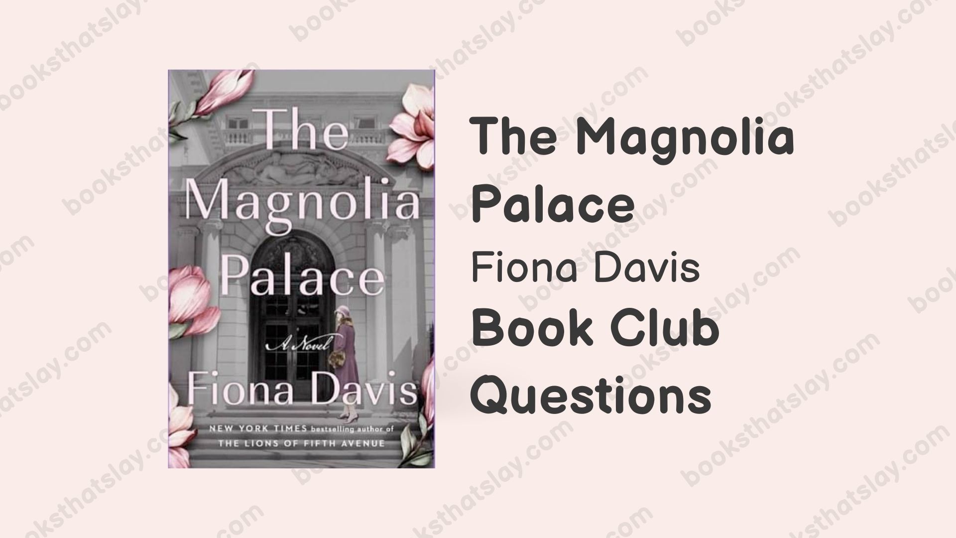 12 Detailed THE MAGNOLIA PALACE Book Club Questions