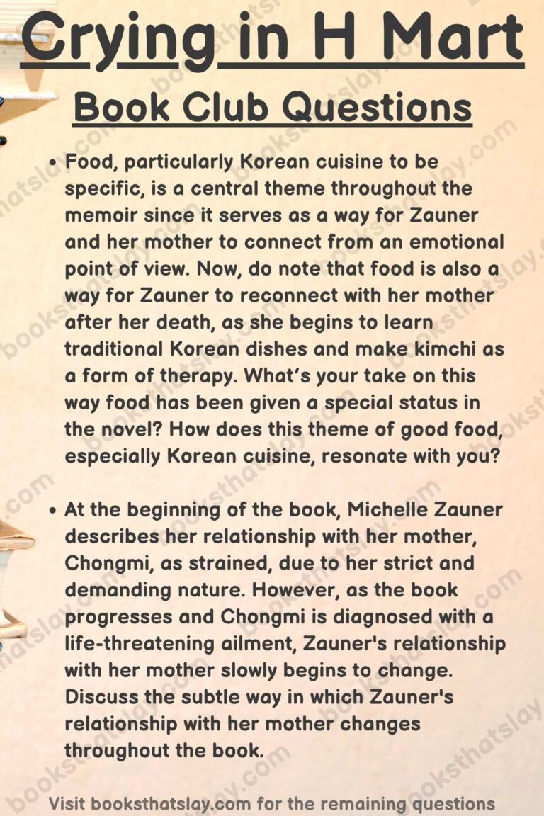 10 Crying in H Mart Book Club Questions