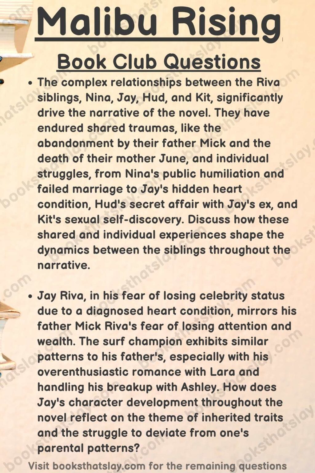 10 Malibu Rising Book Club Questions For Discussion