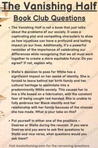 14 The Vanishing Half Book Club Questions