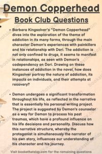 10 Demon Copperhead Book Club Questions For Discussion