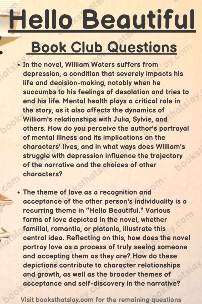 15 Hello Beautiful Book Club Questions for Discussion