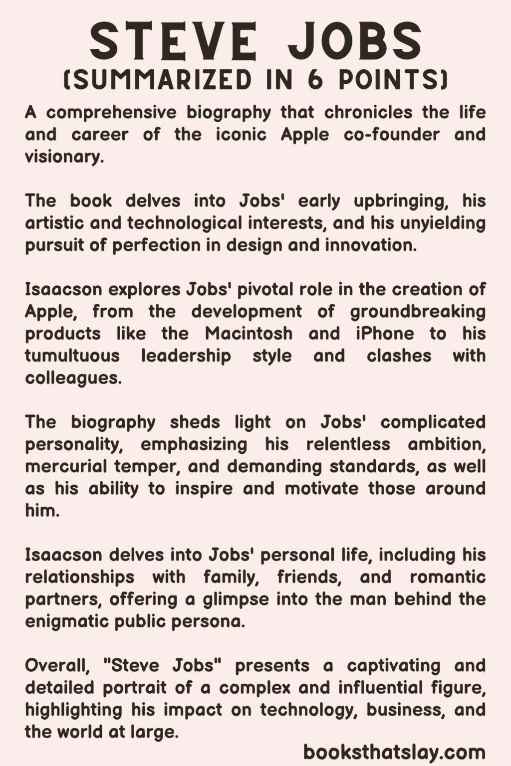 Steve Jobs by Walter Issacson | Book Summary
