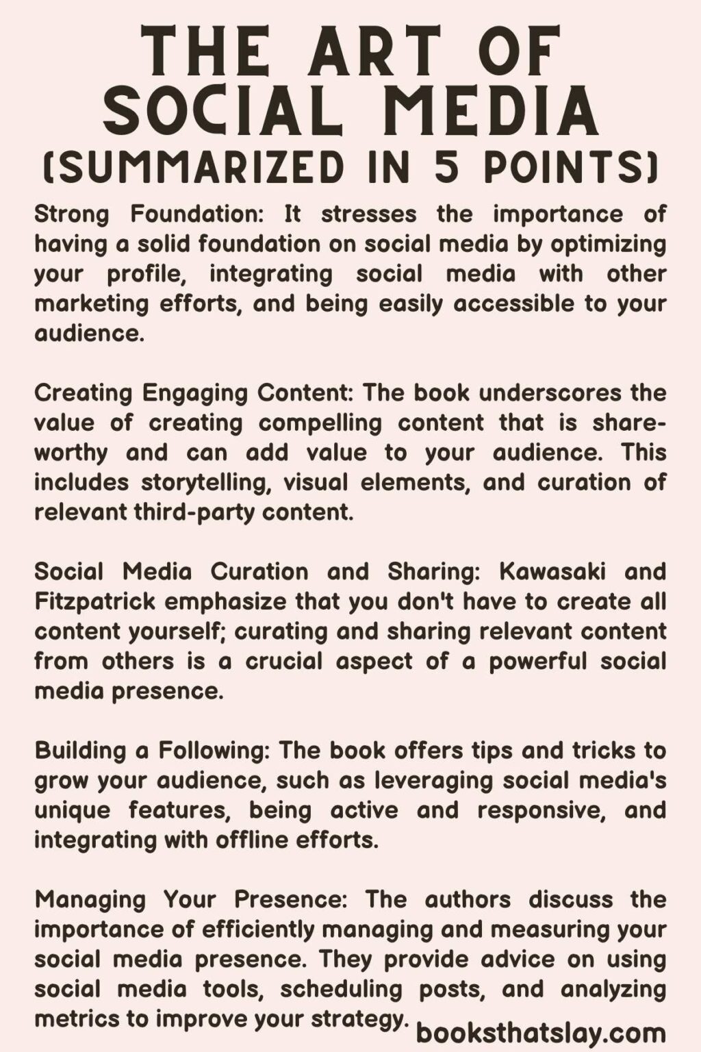The Art of Social Media | Book Summary