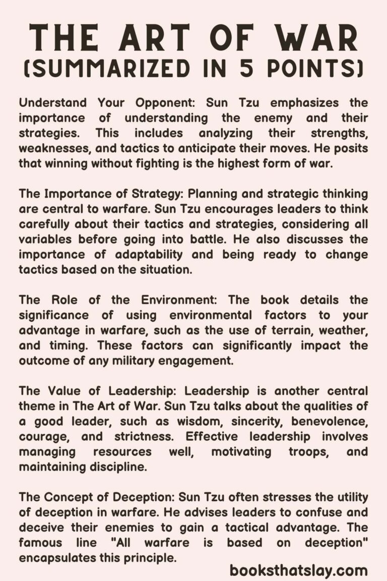 The Art of War | Book Summary