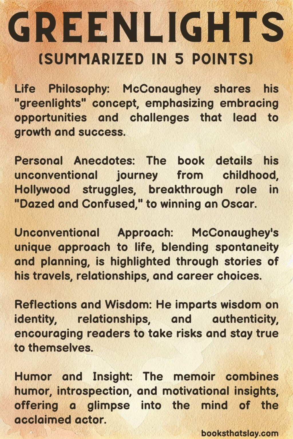 Greenlights | Summary and Key Lessons