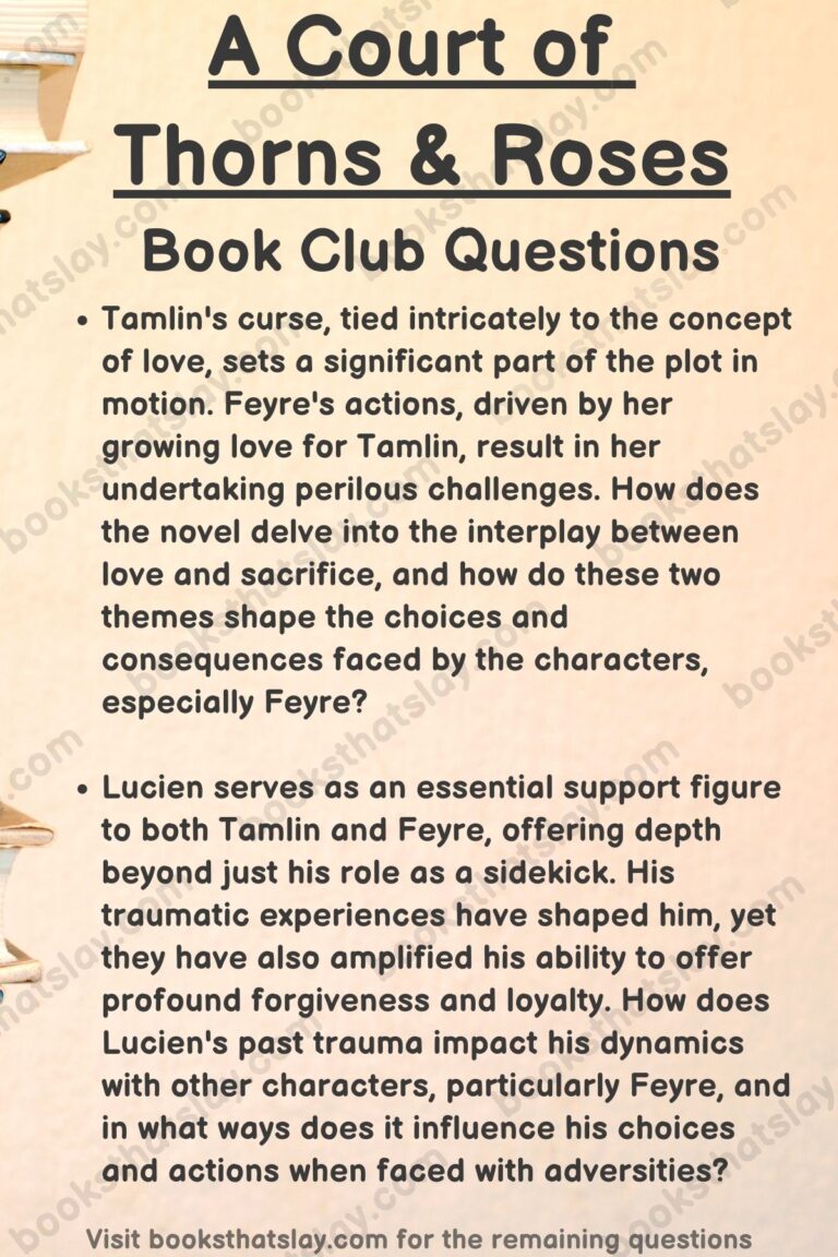 10 A Court of Thorns and Roses Book Club Questions