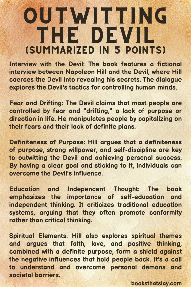 Outwitting the Devil | Summary and Key Lessons