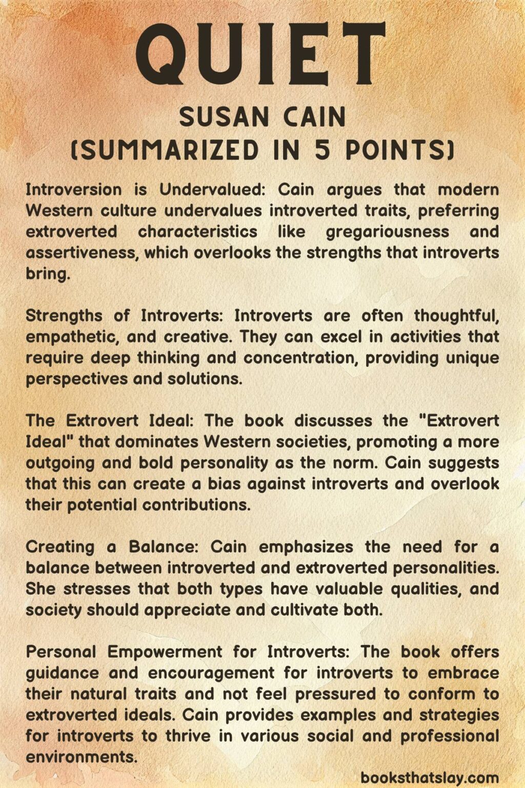 Quiet: The Power of Introverts | Summary and Key Lessons