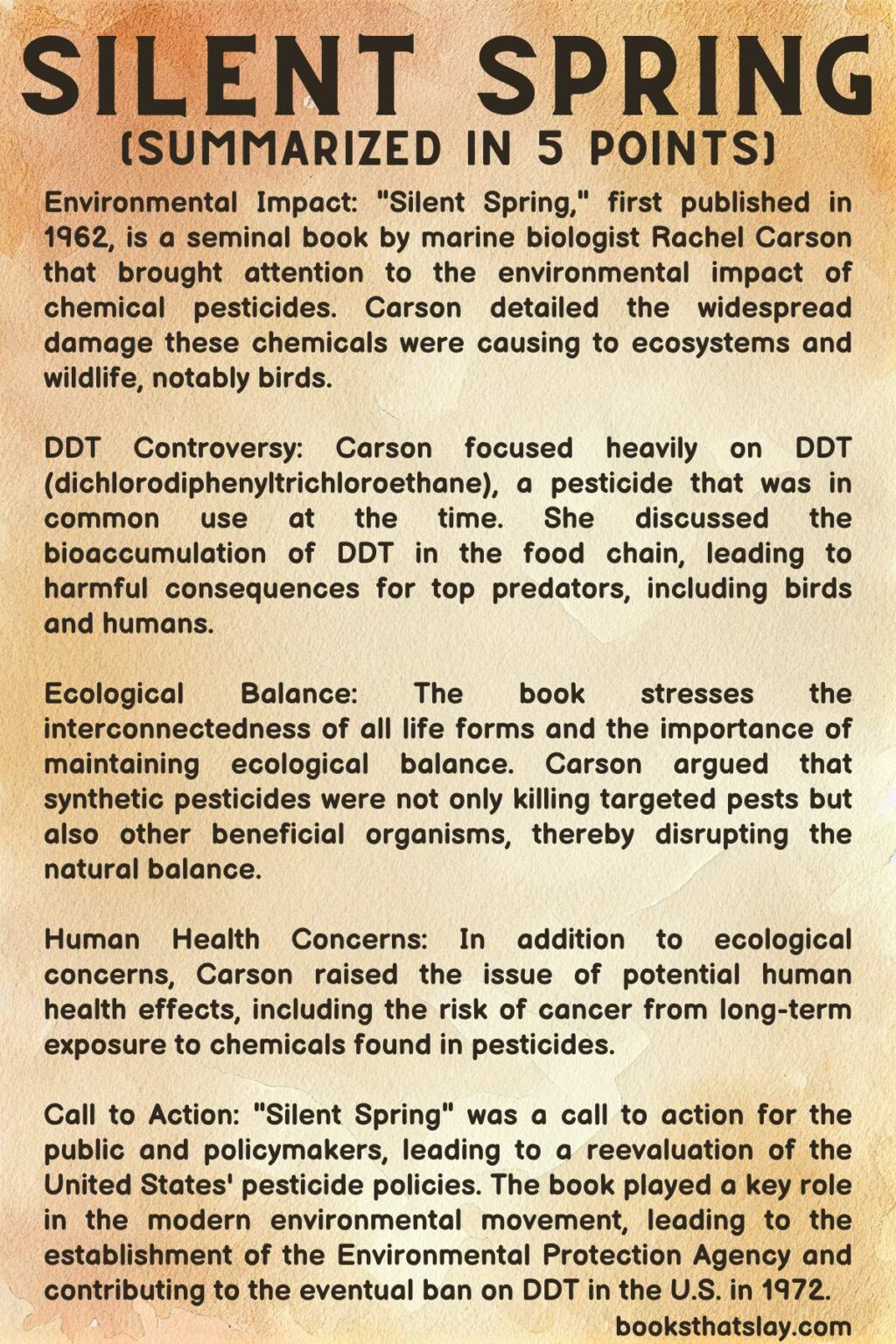 Silent Spring by Rachel Carson | Book Summary
