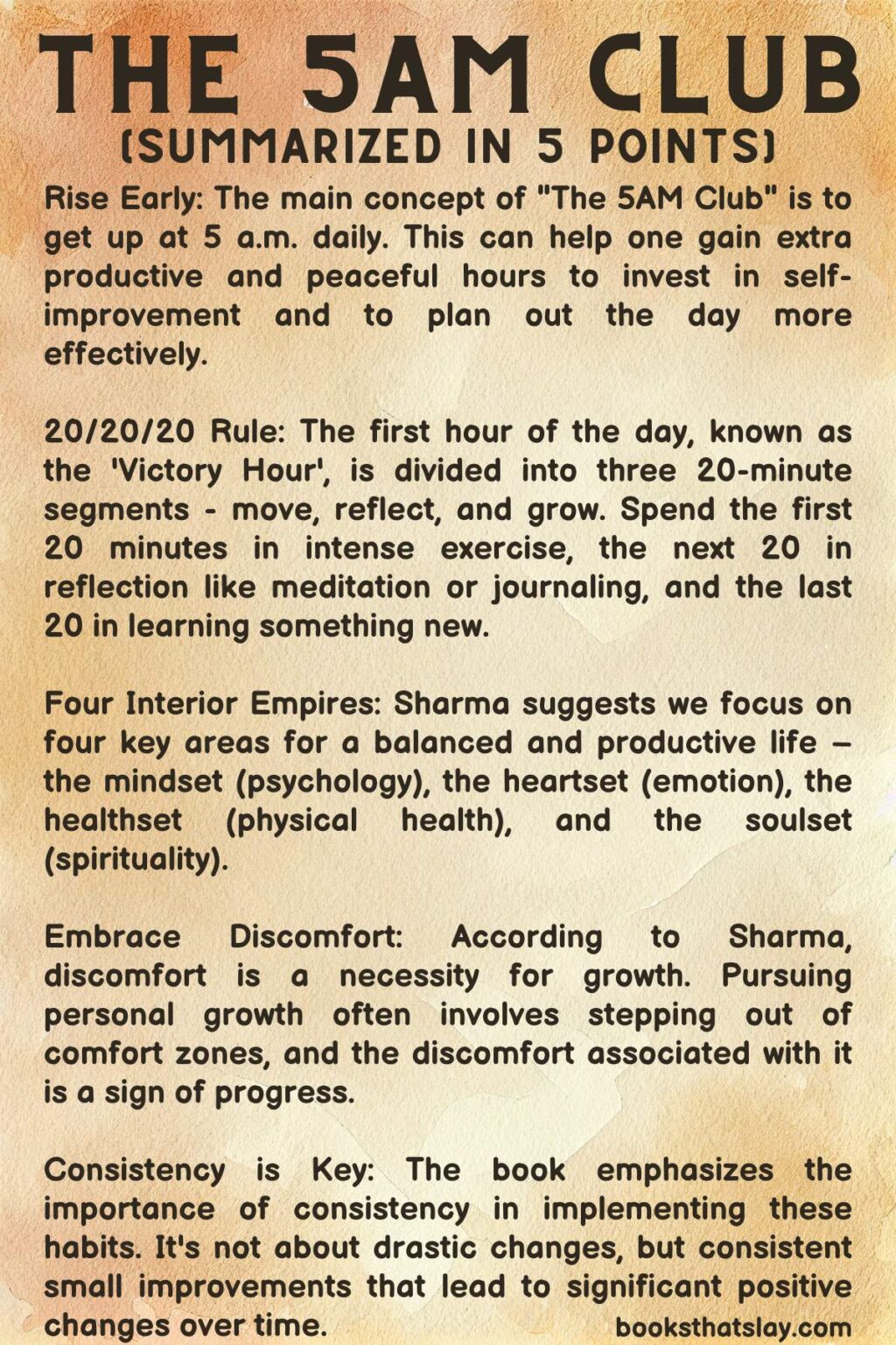 The 5AM Club Summary | Robin Sharma