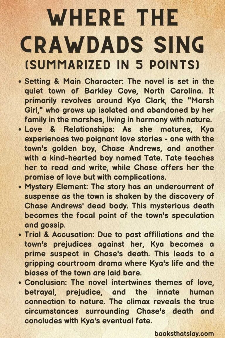Where The Crawdads Sing Summary And Key Themes