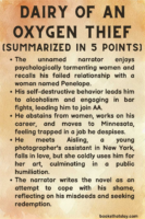 Diary of an Oxygen Thief Summary and Key Themes