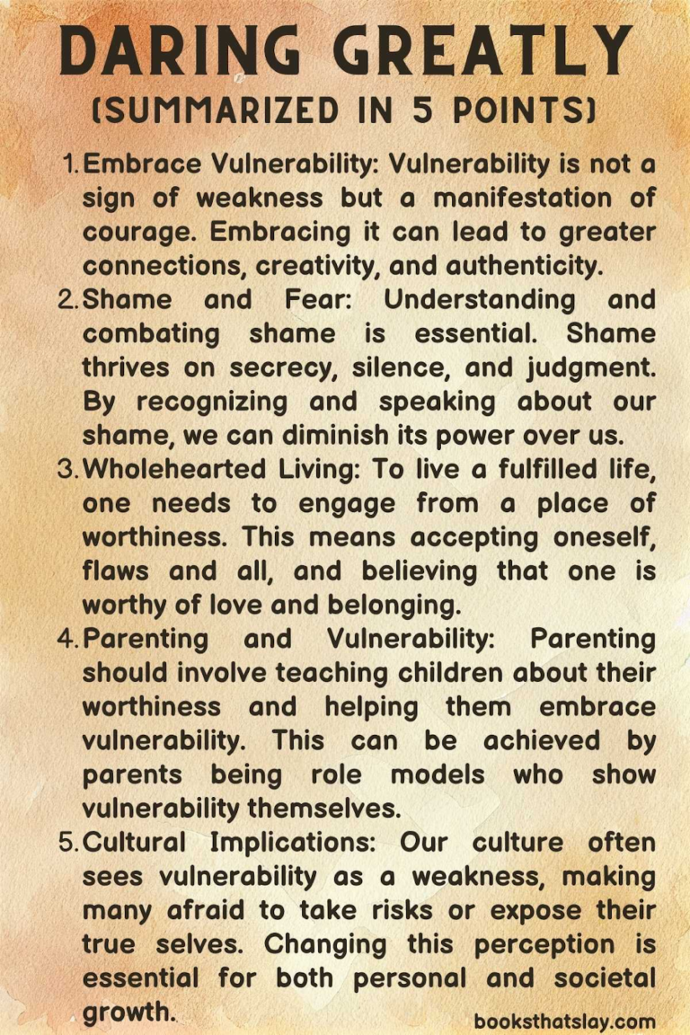 Daring Greatly Summary and Key Lessons