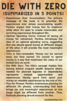 Die With Zero Summary and Key Lessons