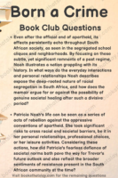 Born a Crime Book Club Questions for Discussion