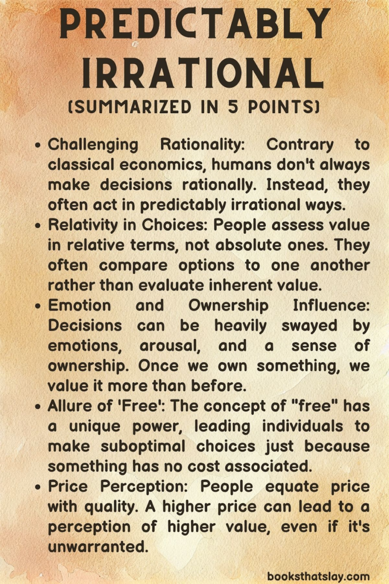 Predictably Irrational Summary and Key Lessons