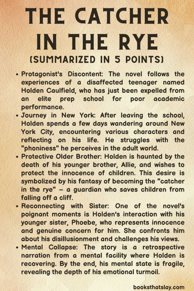 The Catcher in the Rye Summary and Key Themes