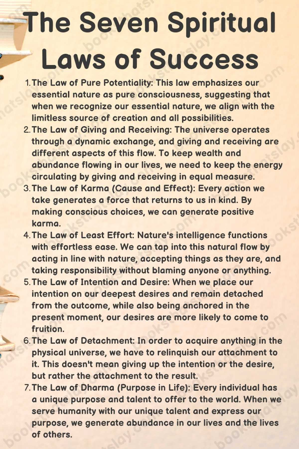 The Seven Spiritual Laws of Success Summary and Key Lessons