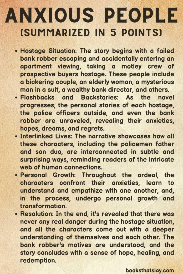 Anxious People Summary and Key Themes