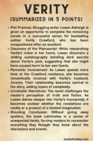 Verity Summary, Review, Themes, Quotes and Characters