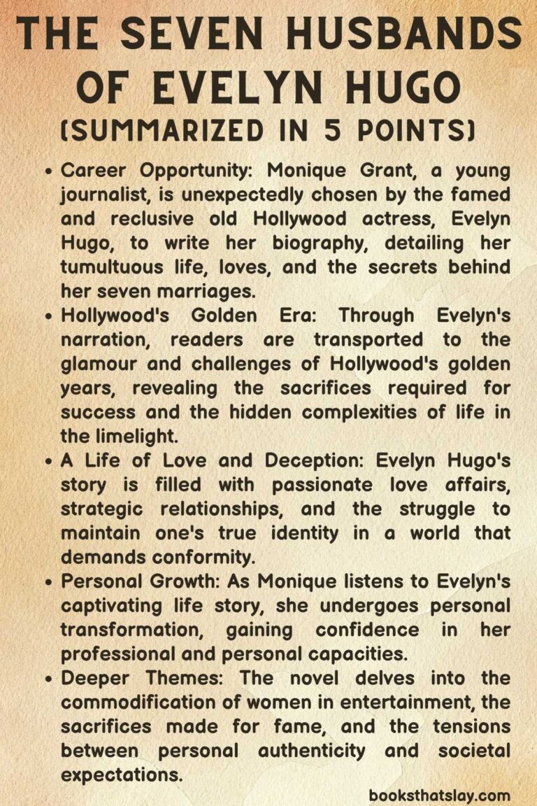 The Seven Husbands Of Evelyn Hugo Summary and Themes