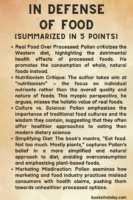 In Defense of Food Summary and Key Lessons