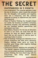 The Secret Summary and Key Lessons