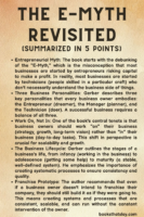The E-Myth Revisited Summary and Key Lessons