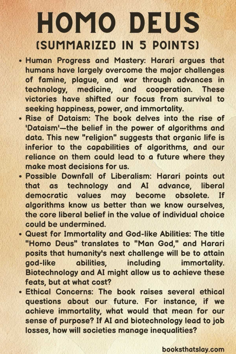 Homo Deus Summary and Key Lessons