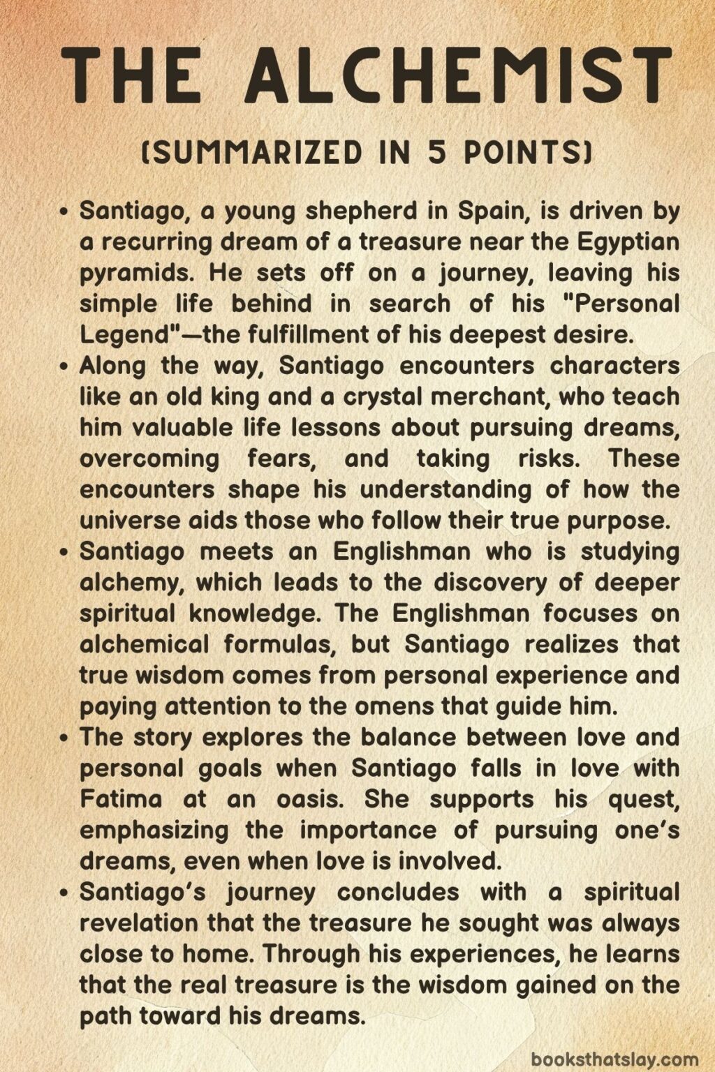 The Alchemist Summary, Characters and Themes