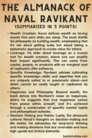 The Almanack of Naval Ravikant Summary and Key Lessons