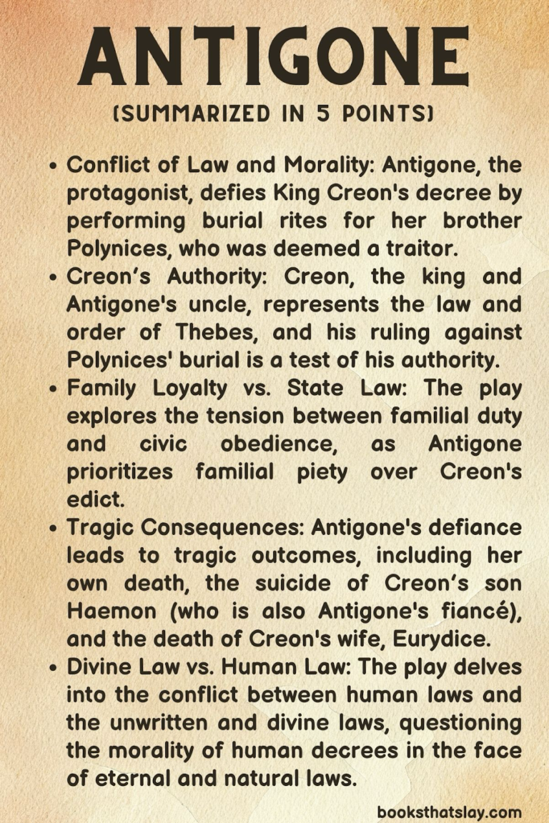 Antigone Summary and Key Lessons