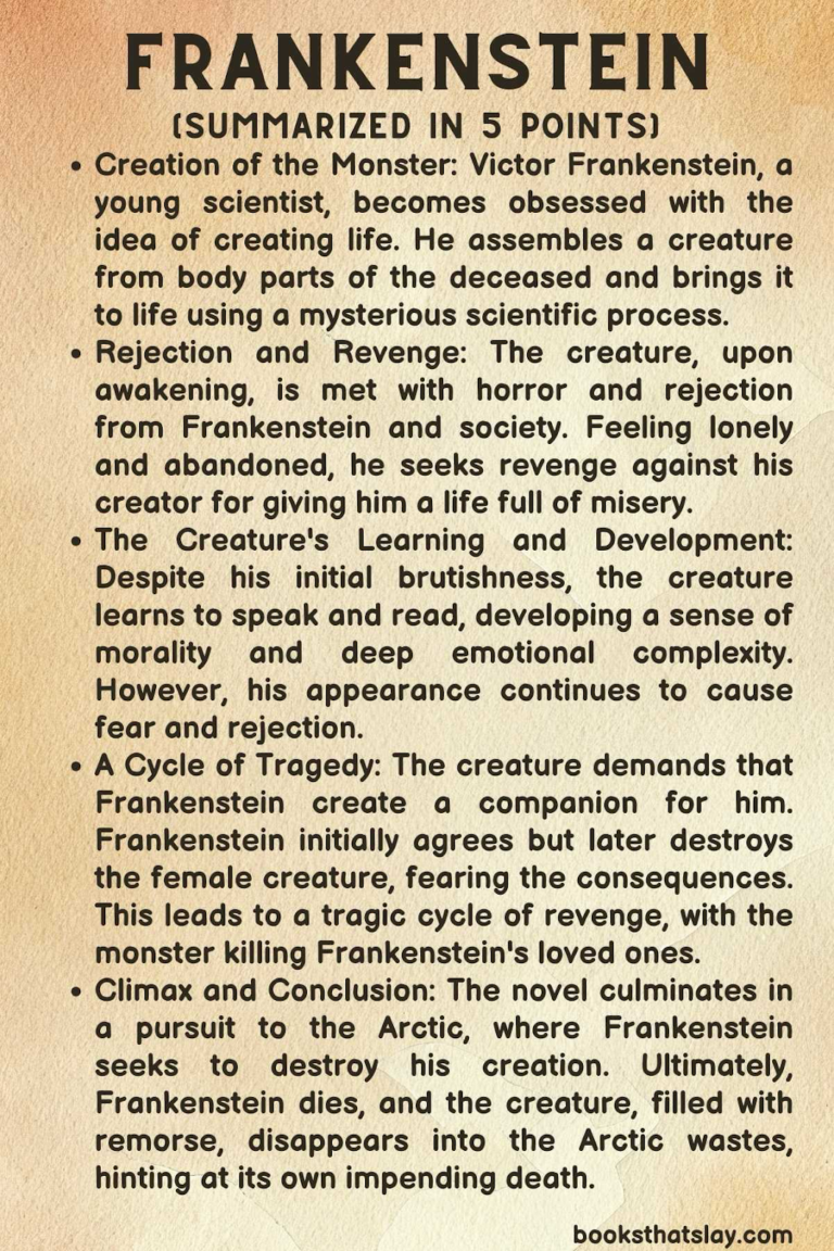 Frankenstein Summary and Key Themes