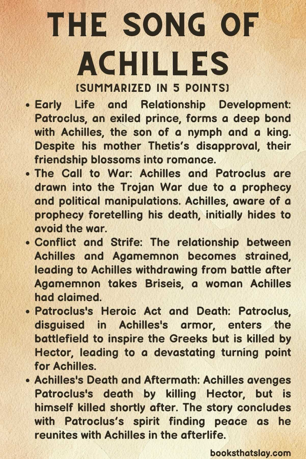 The Song of Achilles Summary and Key Themes
