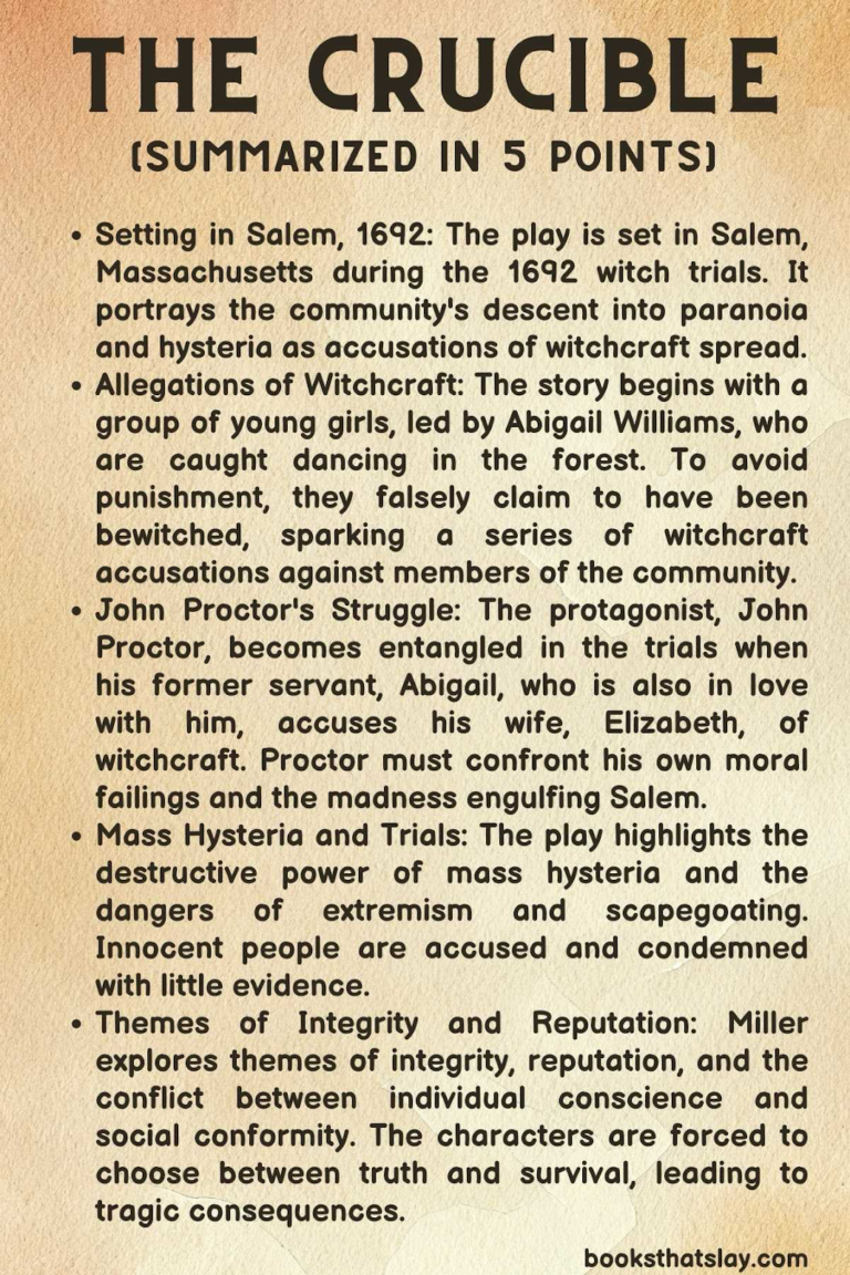 The Crucible Summary and Key Lessons