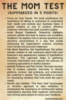 The Mom Test Summary and Key Lessons