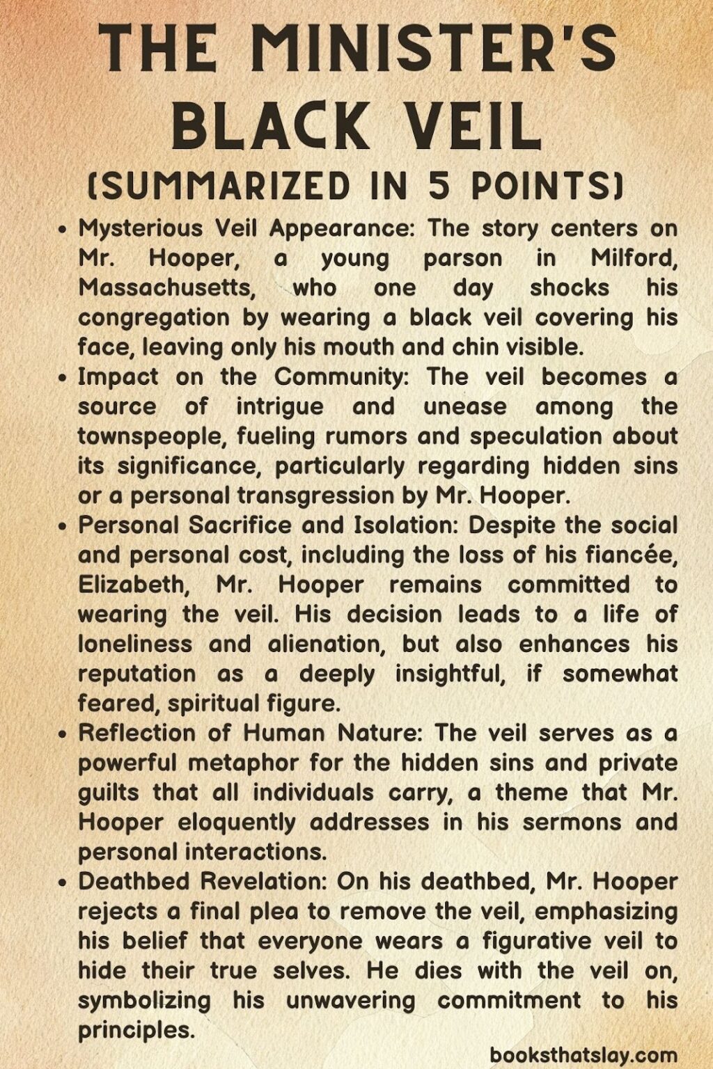 The Minister's Black Veil Summary and Key Themes