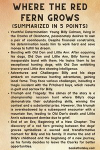 Where the Red Fern Grows Summary and Key Themes