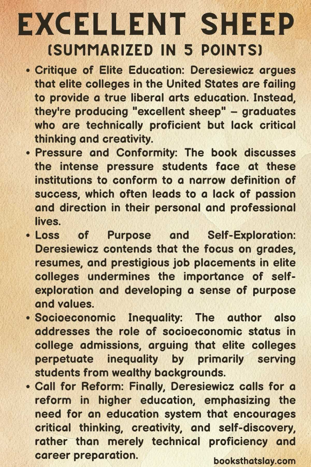 Excellent Sheep Summary and Key Lessons