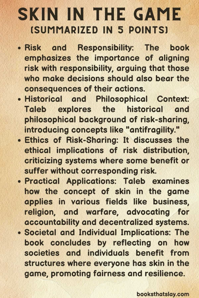 Skin in the Game Summary and Key Lessons