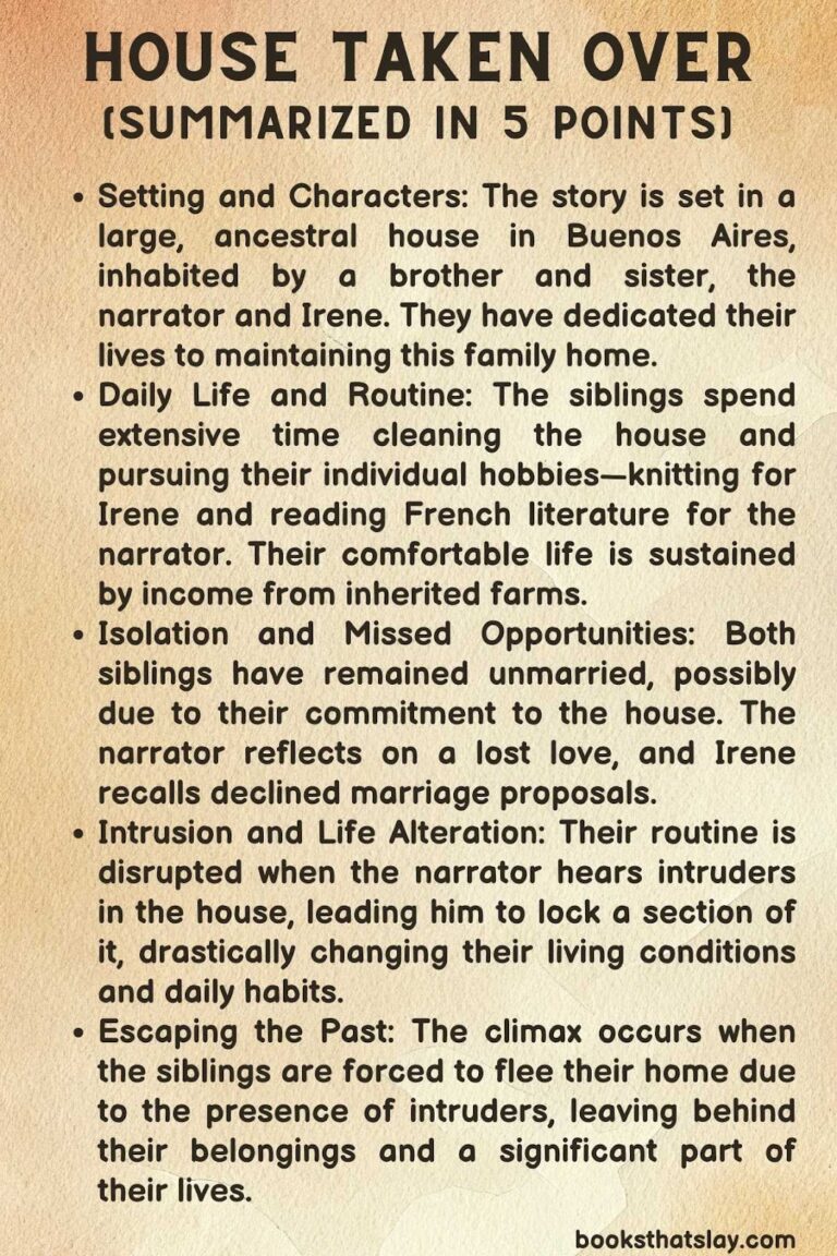 House Taken Over Summary and Key Themes