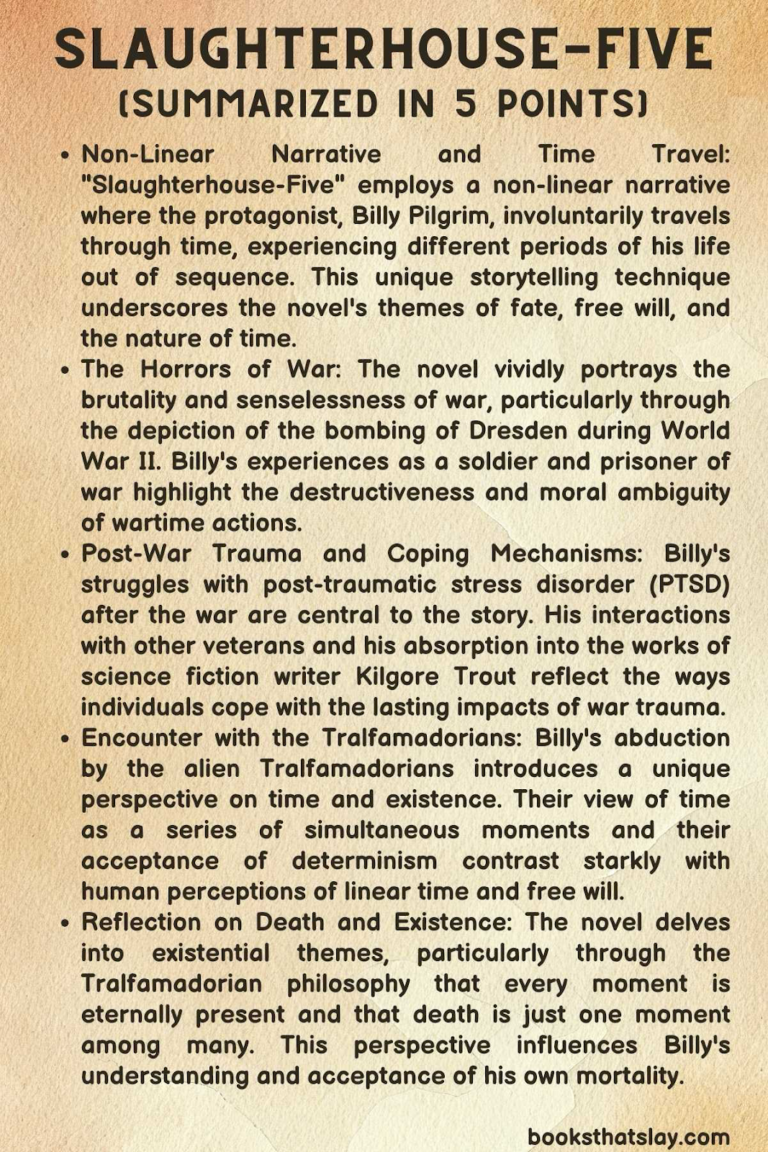 Slaughterhouse-Five Summary, Characters and Themes