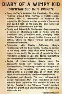 Diary of a Wimpy Kid Summary and Key Themes