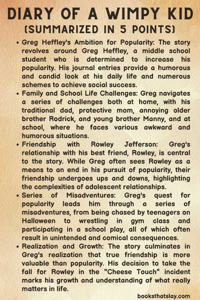 Diary of a Wimpy Kid Summary and Key Themes