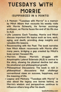 Tuesdays With Morrie Summary and Key Lessons