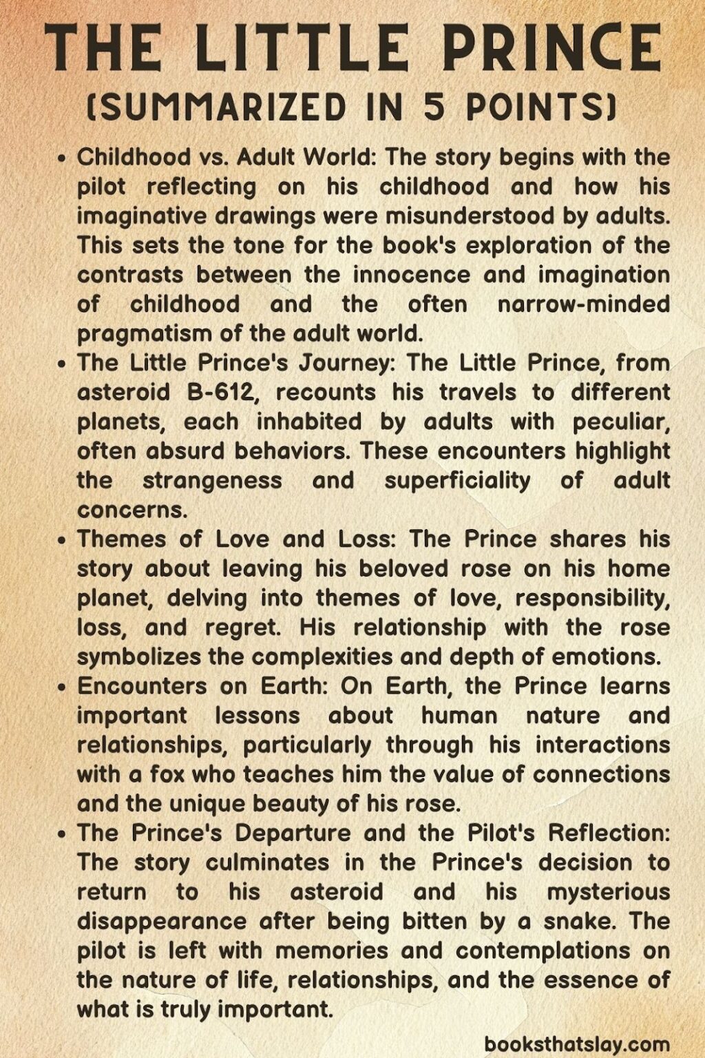 The Little Prince Summary and Key Themes