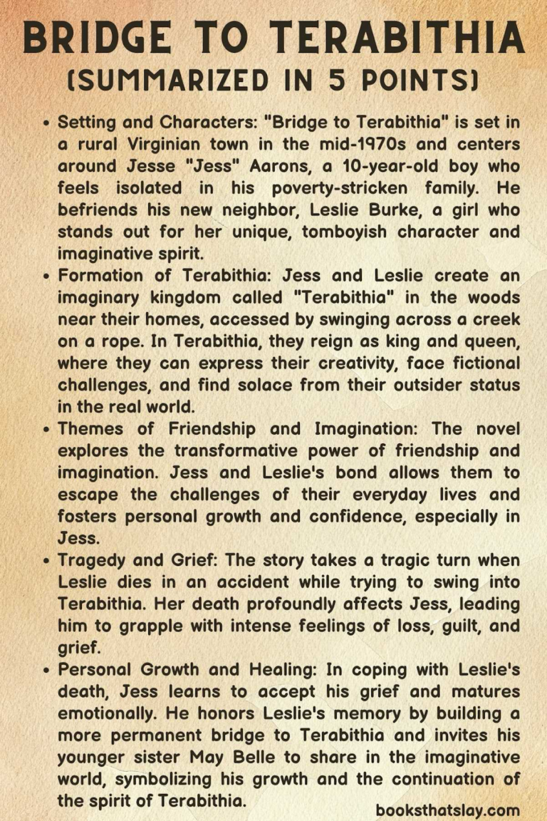Bridge to Terabithia Summary, Characters and Themes