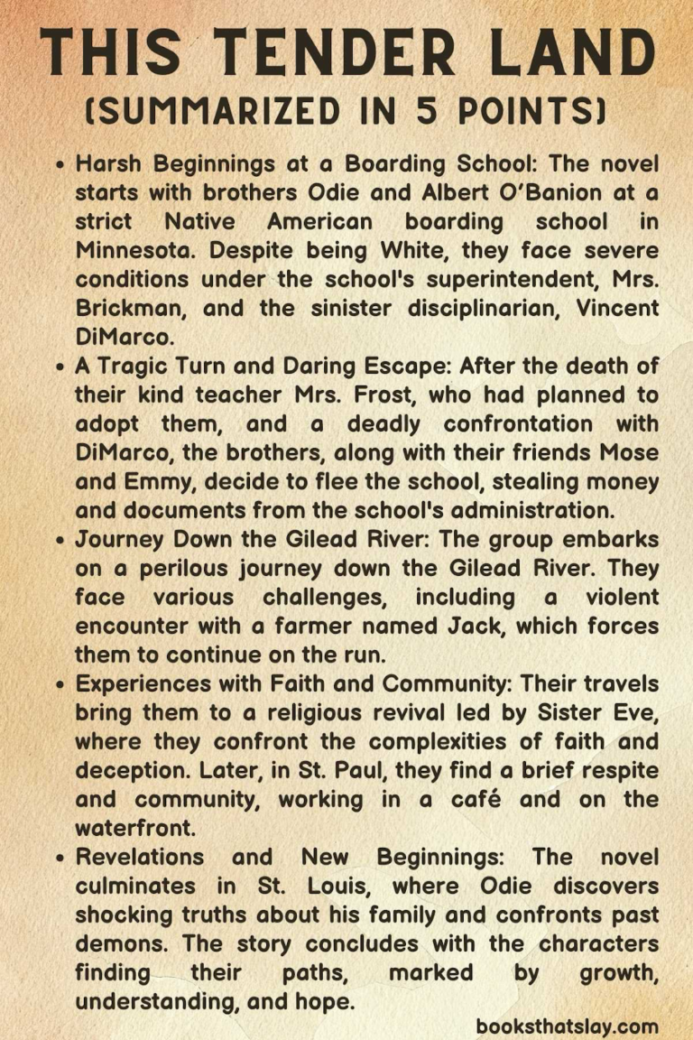 This Tender Land Summary and Key Lessons