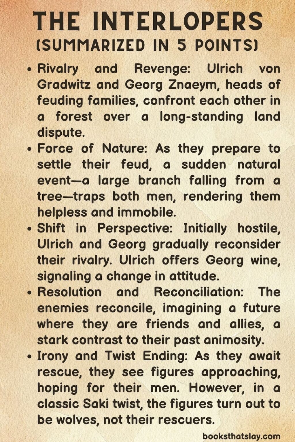 The Interlopers Summary and Key Themes